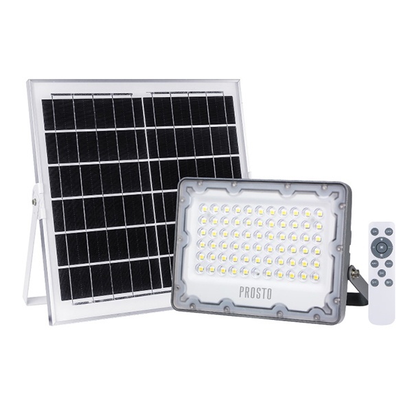 Solarni LED reflektor Prosto LRFS-1075/GR