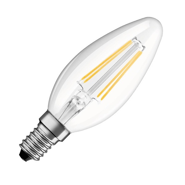 LED filament sijalica klasik toplo bela 3.8W Prosto LS-C35F-WW-E14/4