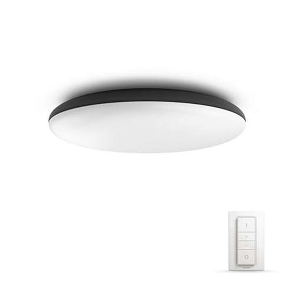 Plafonjera Cher Crna Philips Hue sa Hue Dimerom 40967/30/P7