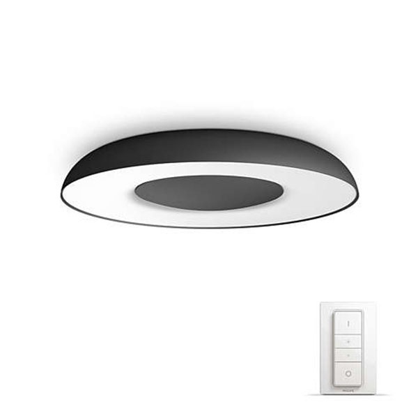 Plafonjera Still Crna Philips Hue sa Hue Dimerom 32613/30/P7