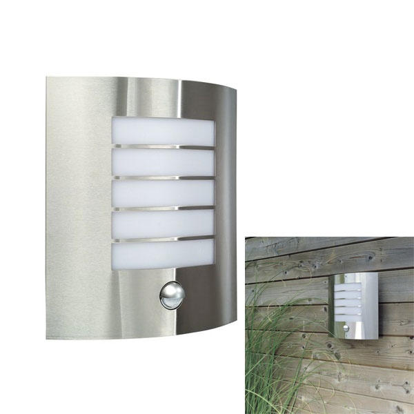Lampa Oslo wall lantern inox Massive 17014/47/10