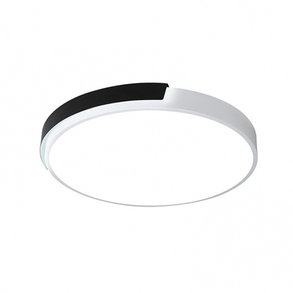 LED Plafonjera EL1671 O 16W 3000K Crna/Bela 04.0504