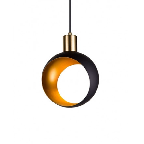 Visilica Luna 156 1XGU10 black and gold 35.0144