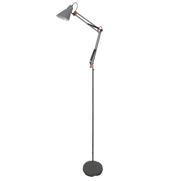 Podna lampa HN3030 Grey+red cooper E27 05.0593