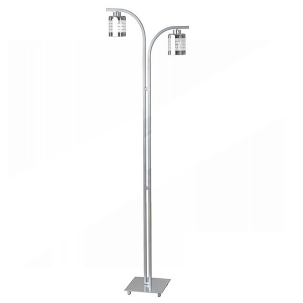 Podna lampa Emi 428/LP2 Tigra silver 50.0485