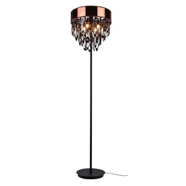 Podna lampa Vesta 252 De Pe Paint-Preto/Cobre 4*G9 cooper/black 50.0202