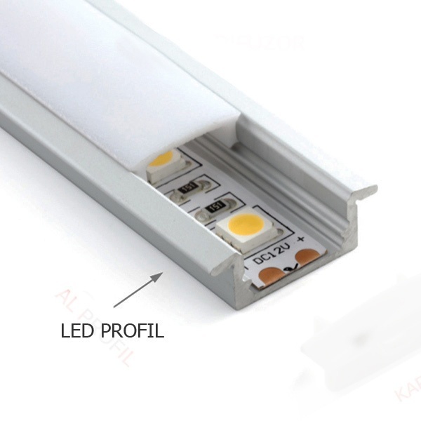 LED profil LLP001-R 04.0327