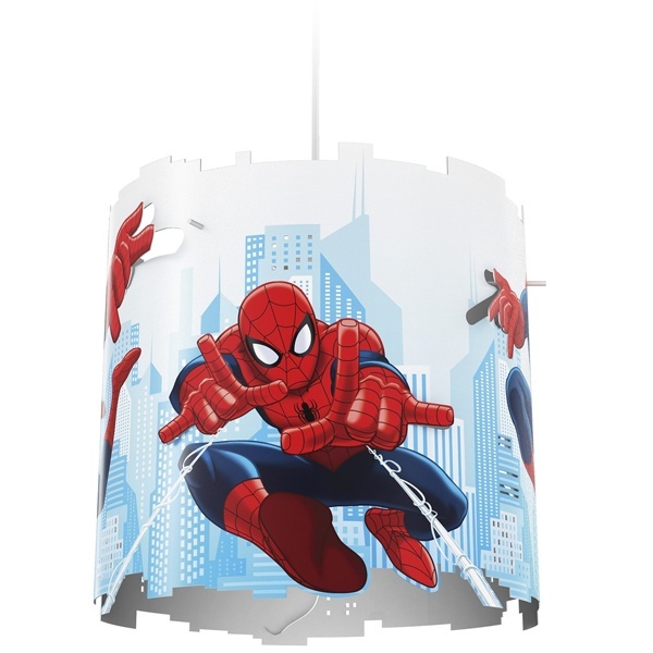 Visilica Spiderman Plava PHILIPS 1x23W 230V 71751/40/16