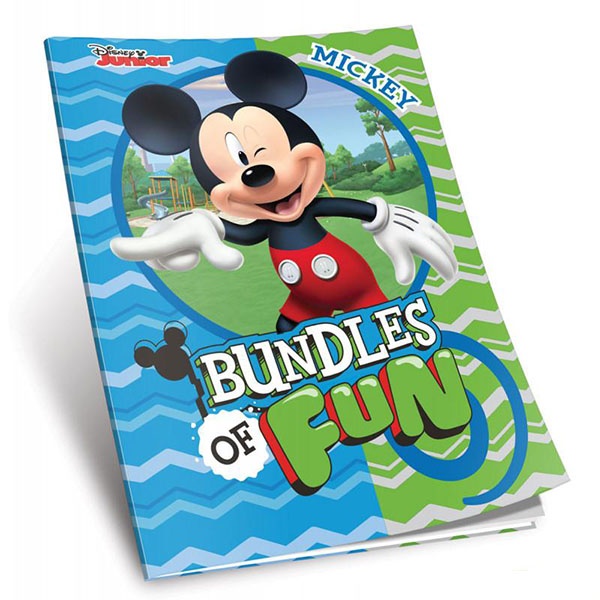 Sveska Disney Mickey Bundles A4 meki povez na kocke 52453k