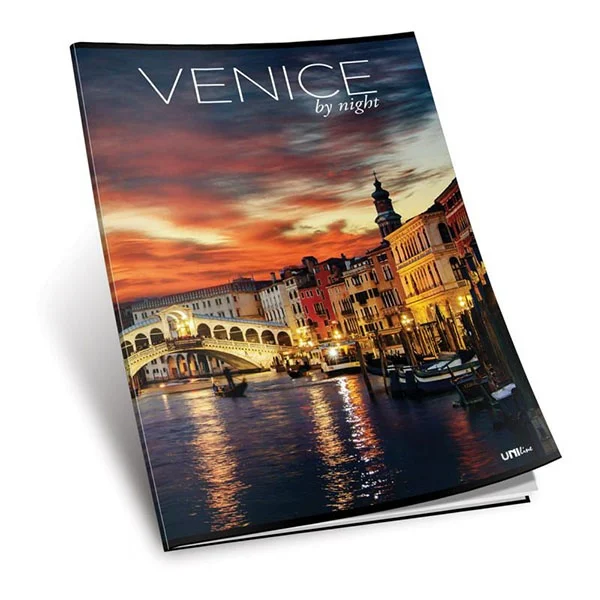 Sveska Venice by night A4 meki povez na linije UNL-0723l