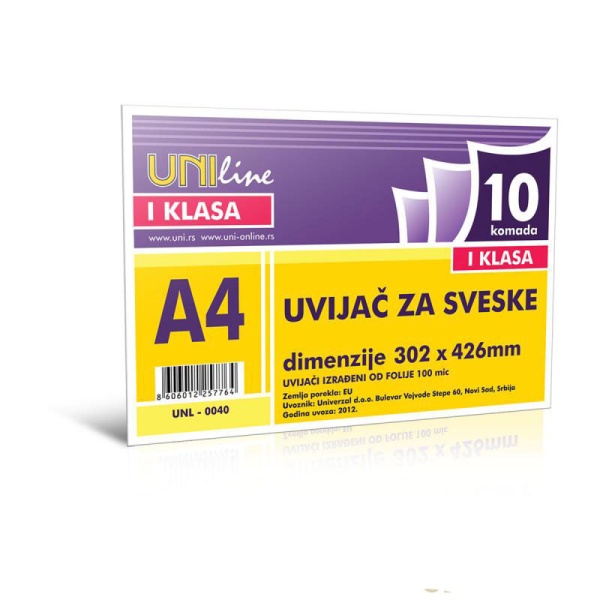 Uvijač za sveske A4 Uni Line 3216