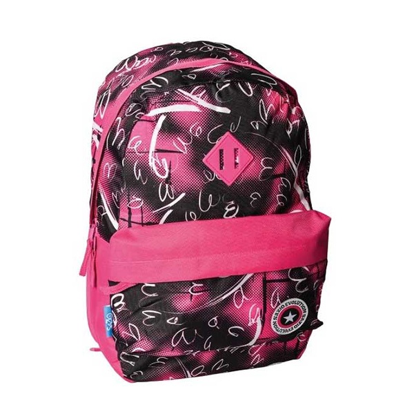 Školski ranac EVOLUTION BLACK & PINK 100233
