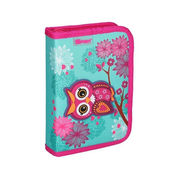 Pernica 3D Owl Turquise puna 28d 1zip Spirit TTS 406013