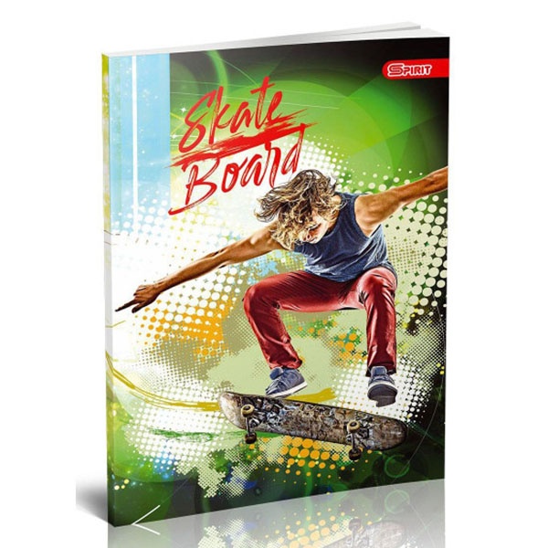 Sveska Sport Skatebord A5 format Meki povez Spirit