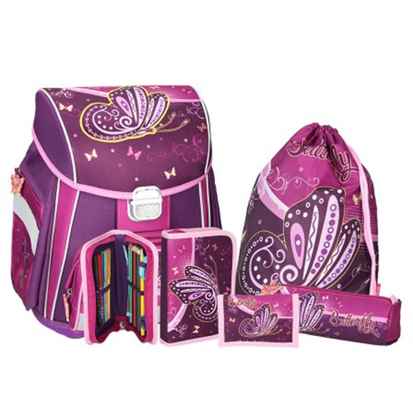 Ranac za školu Spirit Butterfly metalna kopča Set TTS 405789