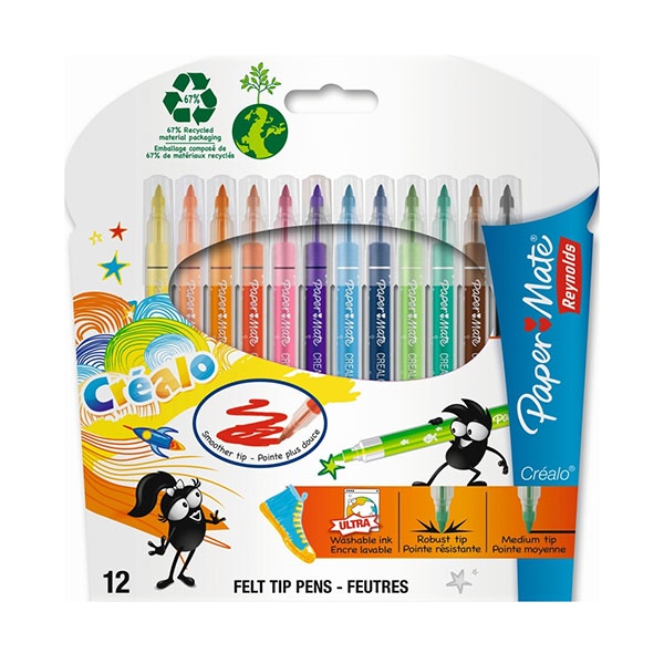 Flomasteri Crealo Papermate S0251853