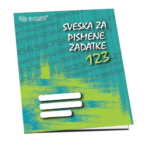 Sveska za pismene zadatke sitan karo PULSE 220261
