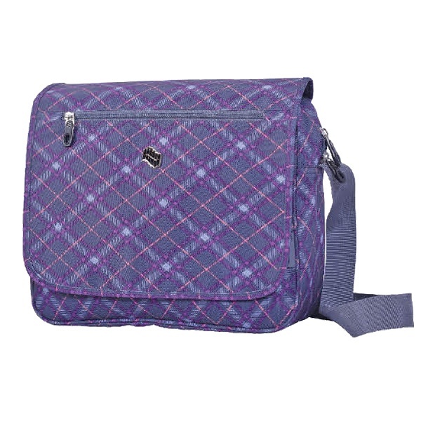 Torba na rame Violet Plaid 120350