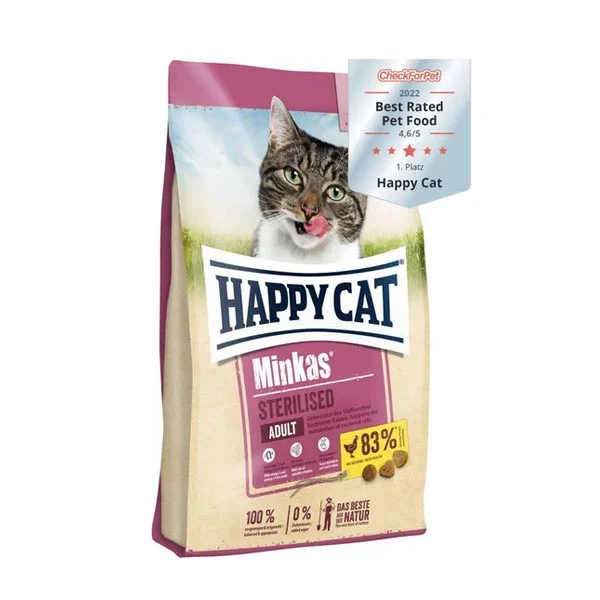 Hrana za sterilisane mačke Minkas 10kg Happy Cat 19KROHD000236