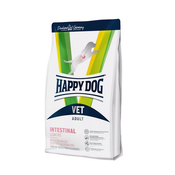 Veterinarska dijeta za pse Intestinal Low Fat 4kg Happy Dog 19KROHD000197