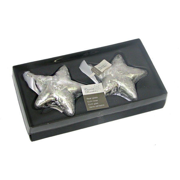 Novogodišnji ukras Staklene zvezde set 2/1 KM 68615