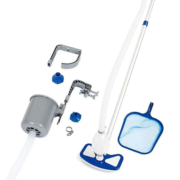 Set za čišćenje bazena mreža+skimer+usisivač na filter pumpu Deluxe Bestway 58237