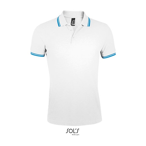 Muška Polo majica kratki rukavi bela aqua Pasadena 00577 Sol 300.577.01 S-XXL