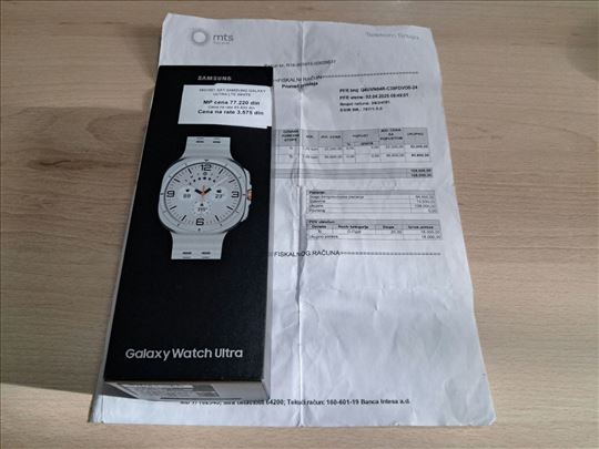 Samsung Galaxy Watch Ultra White Gar. 02.04.2027
