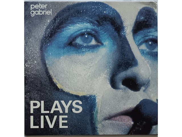 PETER  GABRIEL  -  2LP PLAYS  LIVE ( U.K.Press )
