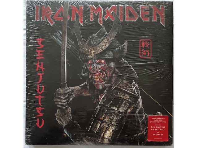 IRON   MAIDEN  -  3LP  SENJUTSU  ( Novo !!! )