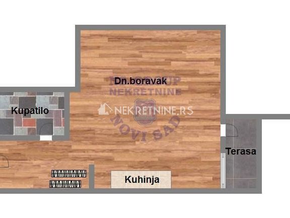Garsonjera u Petroaradinu u izgradnji,28m2
