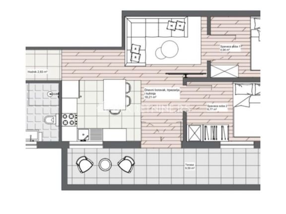 Mirijevo II Novogradnja 2.0soba 47m2