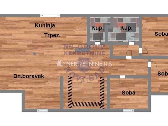 Stan u mirnom delu Alibegovca, 115m2