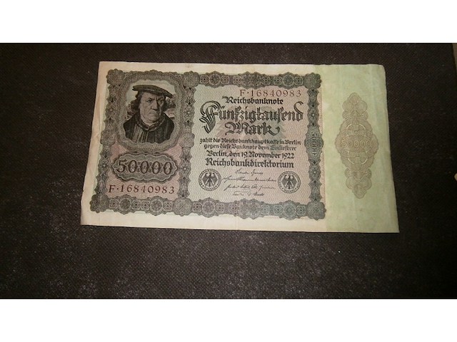 GERMANY 50.000 MARK 1922