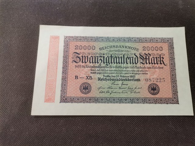 GERMANY 20.000 MARK 1923 ( 9 )