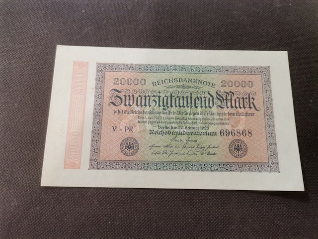 GERMANY 20.000 MARK 1923 ( 8 )