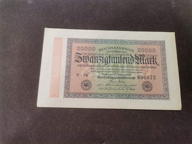 GERMANY 20.000 MARK 1923 ( 6 )
