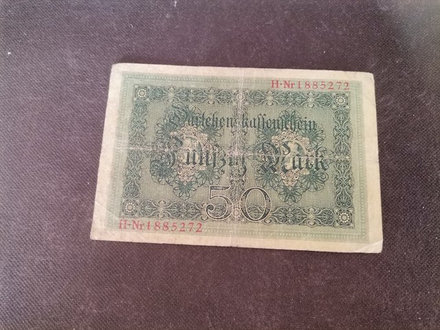 GERMANY 50 MARK 1914