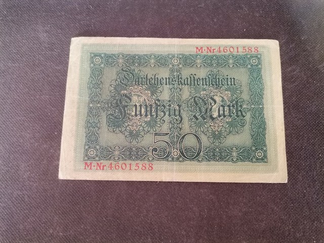 GERMANY 50 MARK 1914