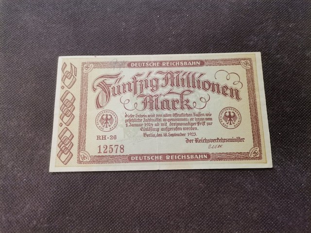 GERMANY 50.000.000 MARK 1923 ( 3 )
