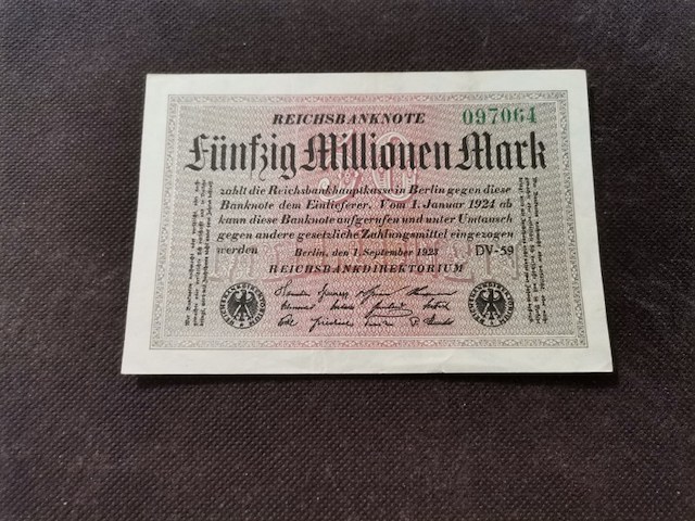 GERMANY 50.000.000 MARK 1923 ( 14 )