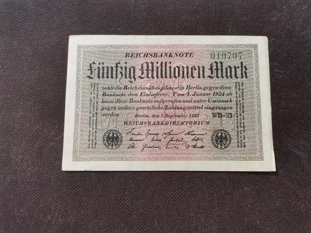 GERMANY 50.000.000 MARK 1923 ( 12 )