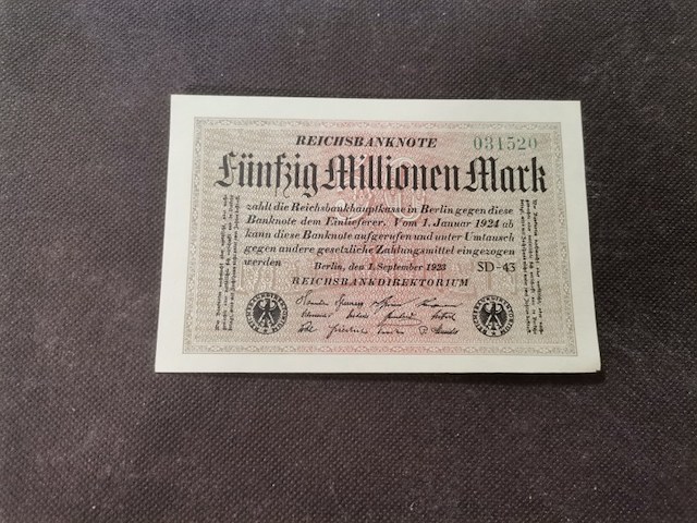 GERMANY 50.000.000 MARK 1923 ( 4 )