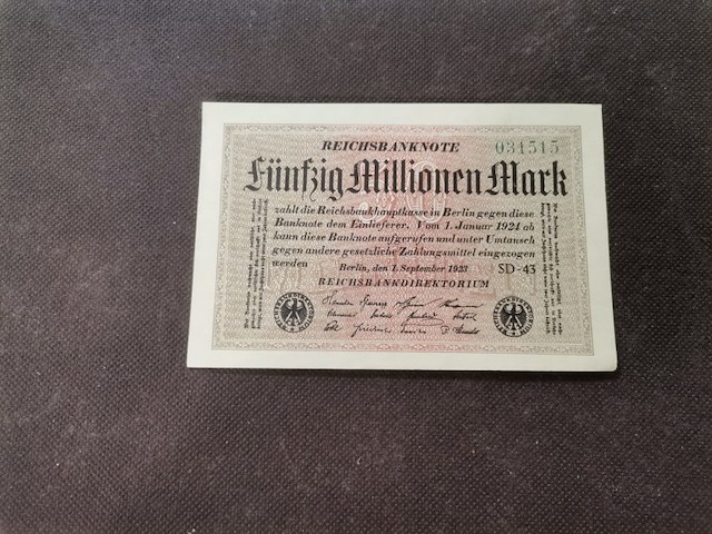 GERMANY 50.000.000 MARK 1923 ( 3 )