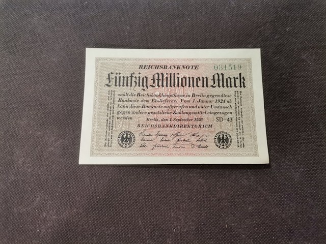 GERMANY 50.000.000 MARK 1923 ( 2 )