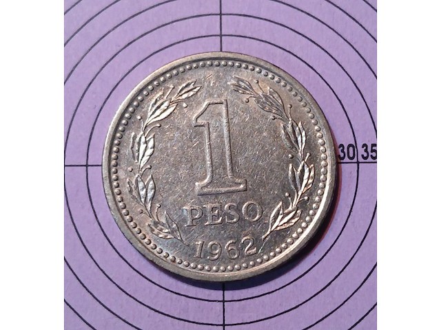 Argentina 1 peso 1962g km57