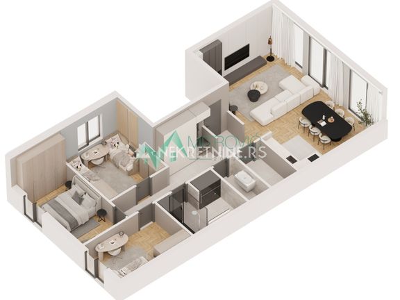 Stan,SREMSKA KAMENICA,SREMSKA KAMENICA,kv: 96.00, € 230000, ID: 1003711