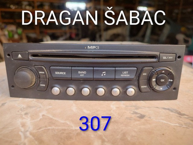 PEUGEOT 307 radio