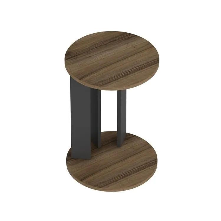 ASIR GROUP Ema Walnut Anthracite Klub sto