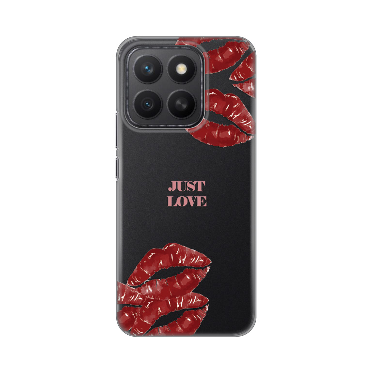 Zastitna ultra tanka (skin) maska / futrola PRINT - Huawei Honor X8c Just Love Pink